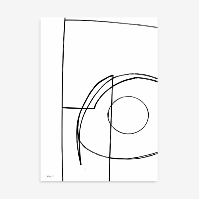 Abstract Female Line Art Print | Minimalist Wall Decor | Print Studio