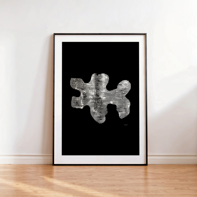 Fiddle Leaf Fig Line Art Print | Minimalist Botanical Drawing