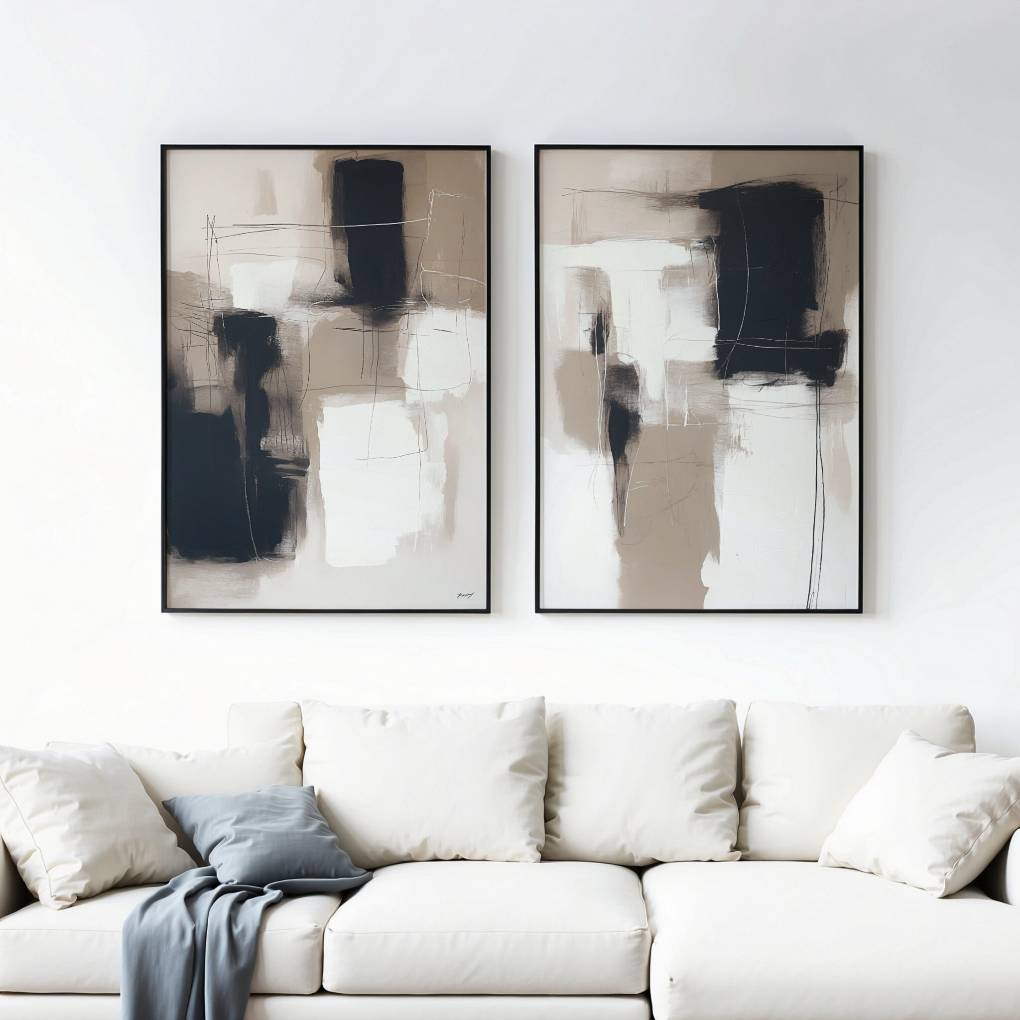 How to Style a Set of 2 Art Prints | Expert Tips for a Designer Look